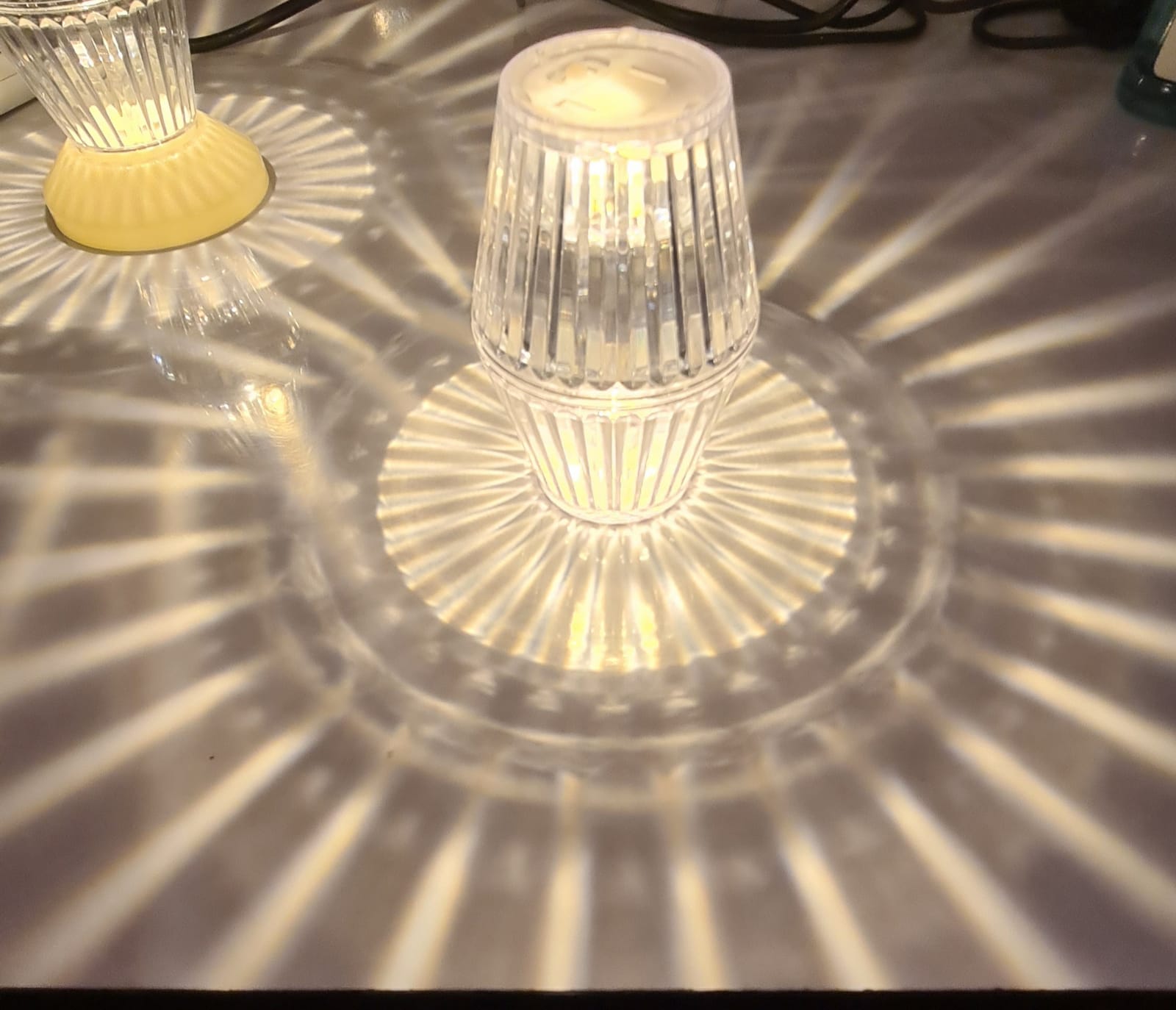 New Facny Crystal Designing Lamp With Stand ( Random Design Available ...
