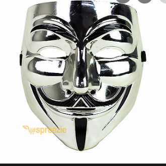 Halloween Vendetta Masquerade Horror Mask Hacker Male/Female V ...