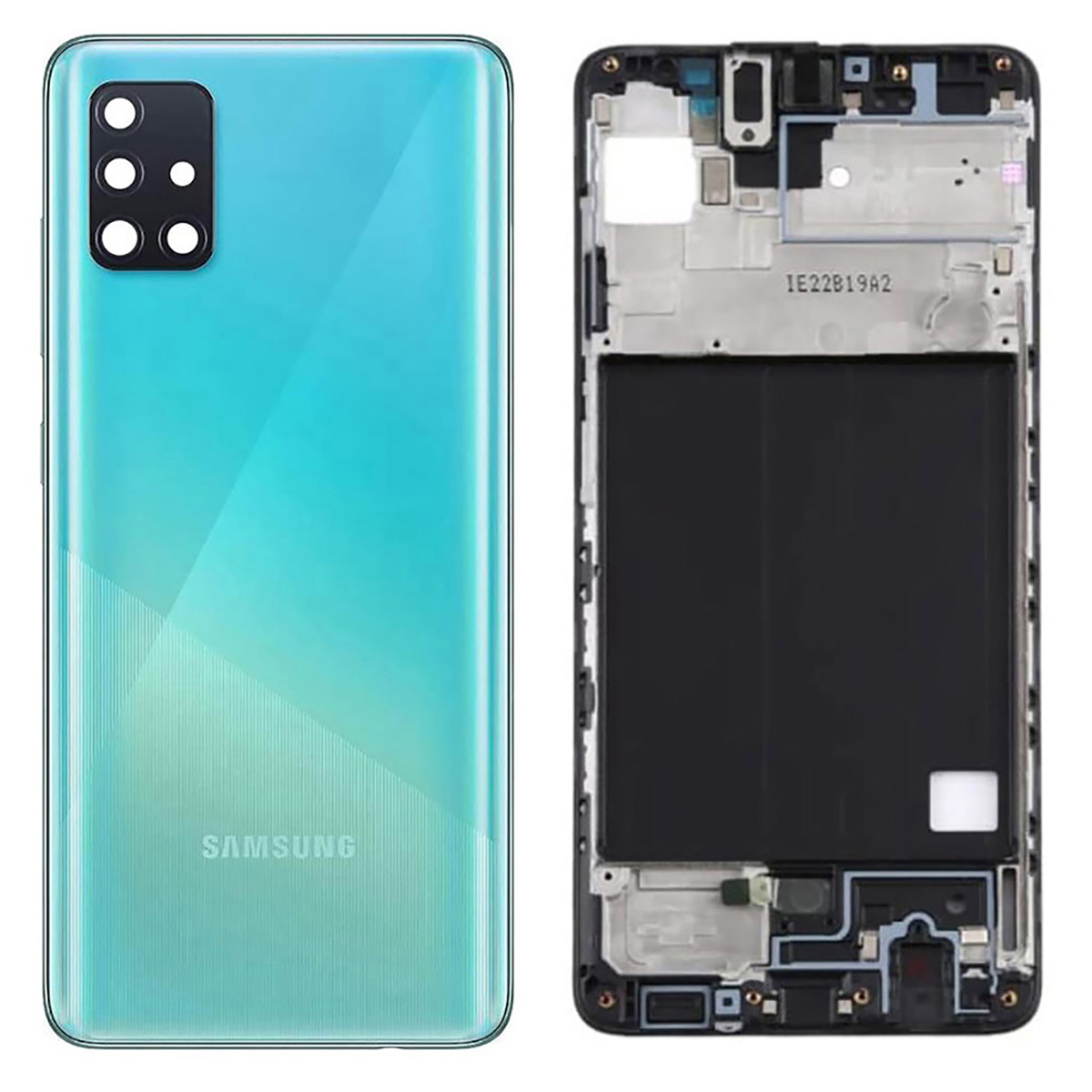 Samsung Galaxy A51 Complete Replacement Back Body Casing Housing Kit ...