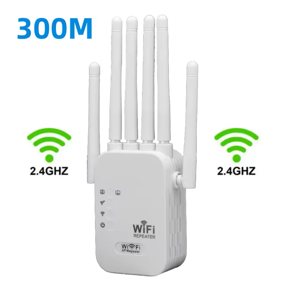 300 Mbps 4 antenna signal range extender WiFi extender Wireless ...