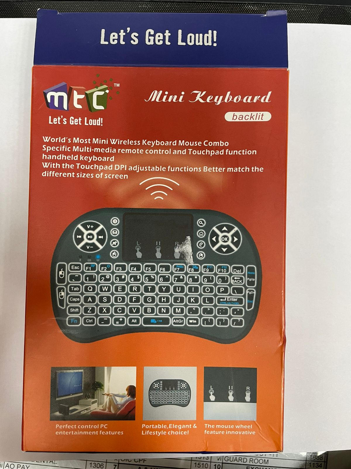 New Mini Bluetooth Keyboard with Touchpad for Android Smart Tv ...