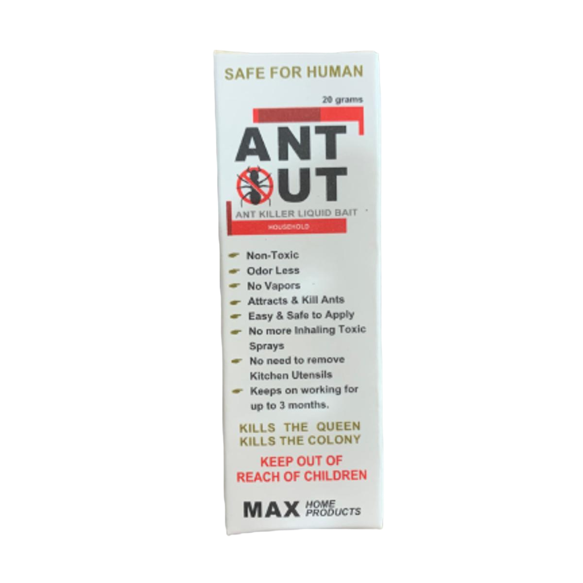 Ant Out (Ant Liquid Bait) 20 grams liquid to keep ants away from home ...