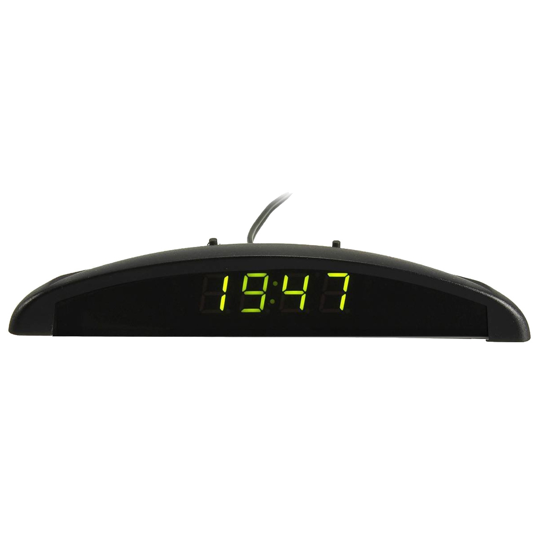 3 In1 Car 12V Digital LED Voltmeter Voltage Temperature Clock ...