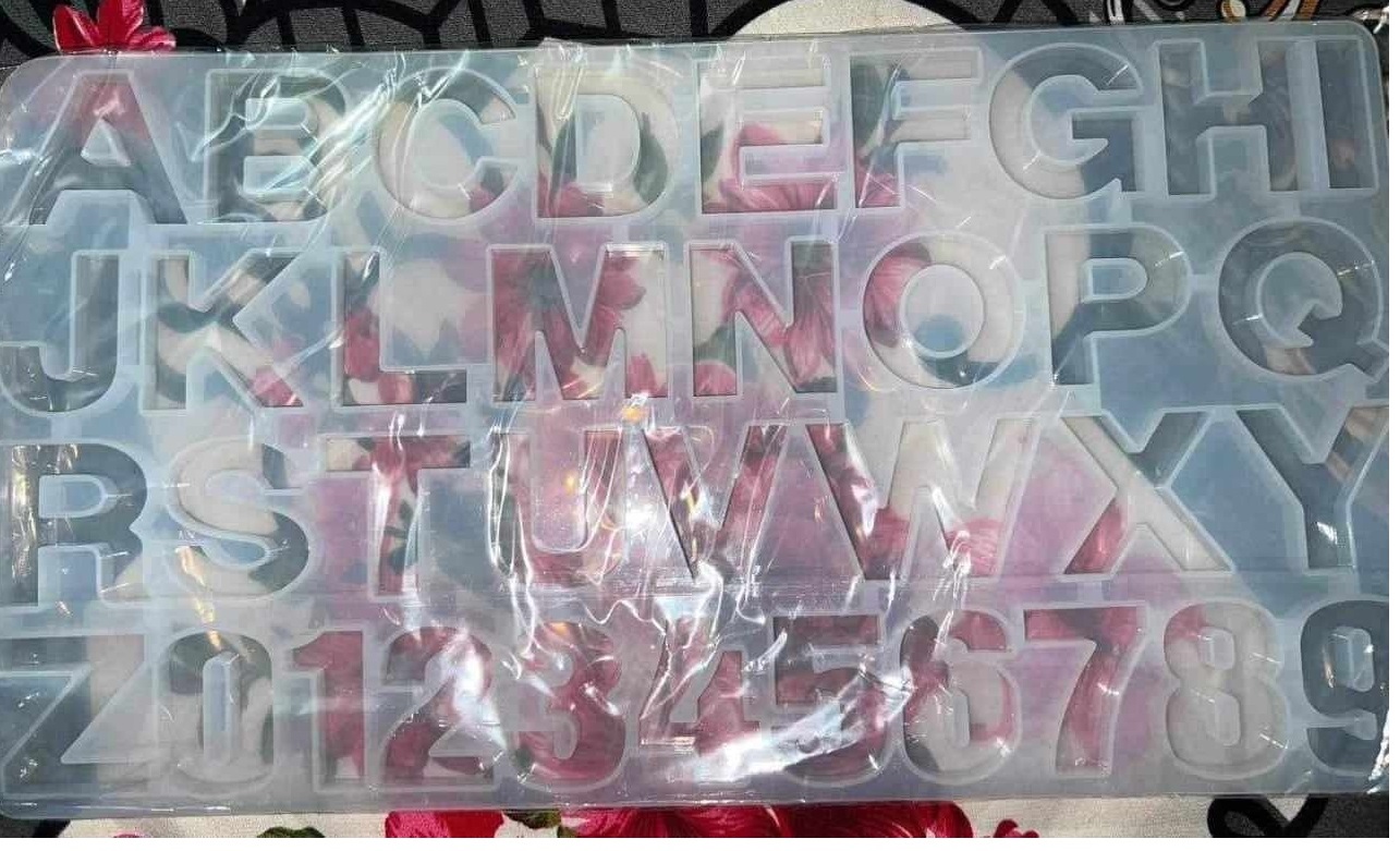 ABC Alphabet Silicon Mold for Resin Arts | Daraz.pk