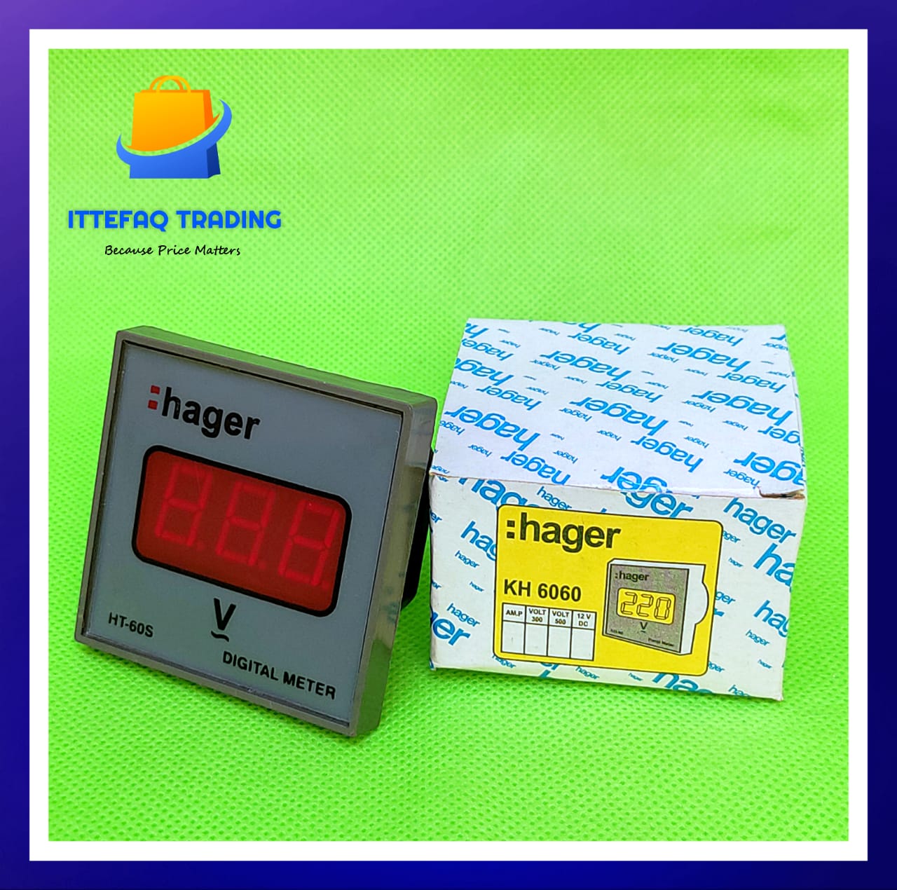 Digital AC VoltMeter High Quality Electric Panel Voltage Meter LED ...