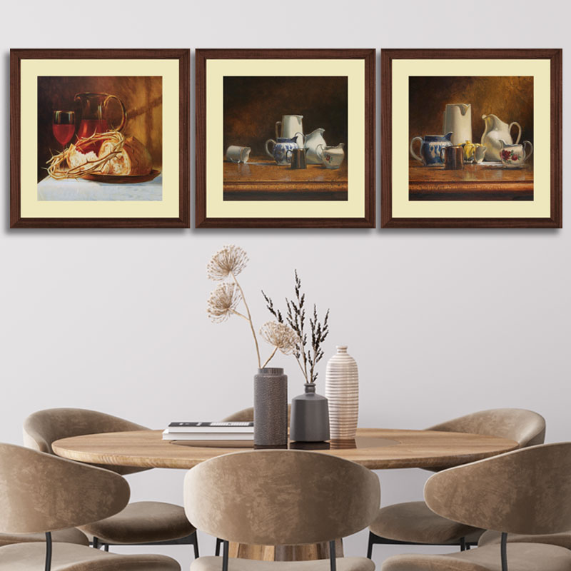 Set of 3 Kitchen Themed Wall Art Frames for Dining Room, Collage Frames for wall Décor – Raqeeq ...