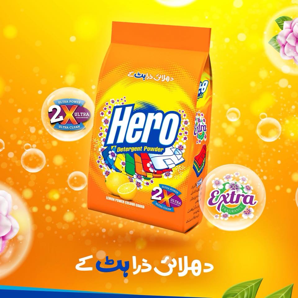 Hero Detergent Powder 5 Kg for Deep Cleaning Washing | Daraz.pk