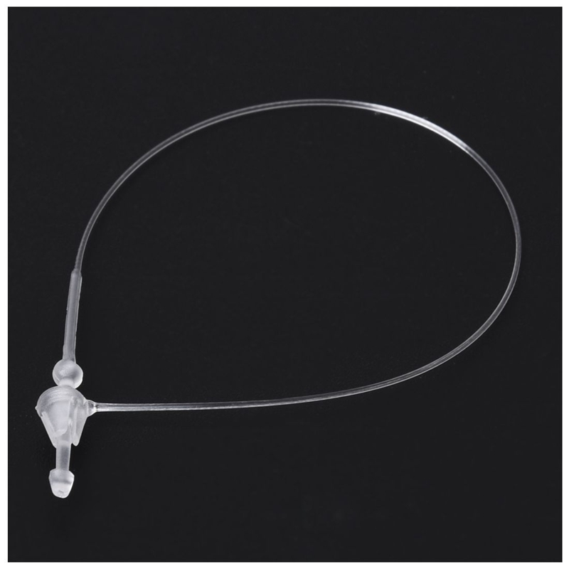 1500 Pieces White Snap Lock Pins Loop Price Tag Fastener 5 Inch 130mm ...