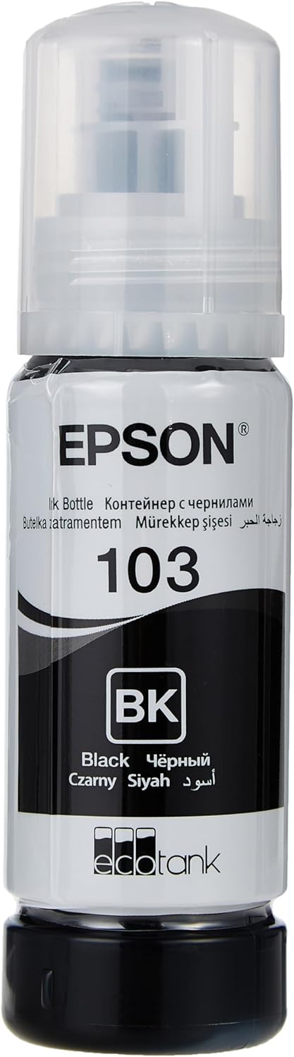 Epson 103 Original Ink Bottle Set ( Black / Cyan / Yellow / Magenta ...