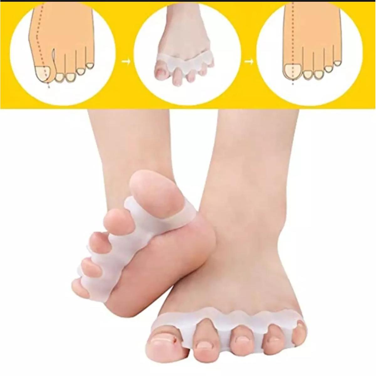 Toe Spacer and Stretchers Gel Bunion Corrector, Gel Toe Separator ...