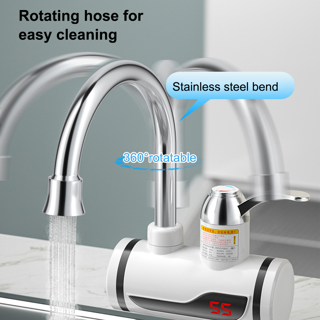 Instant Hot Water Tap Electric Geyser for Bathroom or Kitchen Basin ...