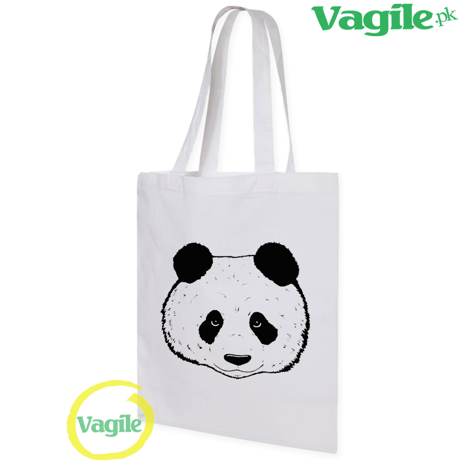 Vagile Funky Panda Bag l Panda Tote Bag l Panda Bear Tote l Cute Funny ...