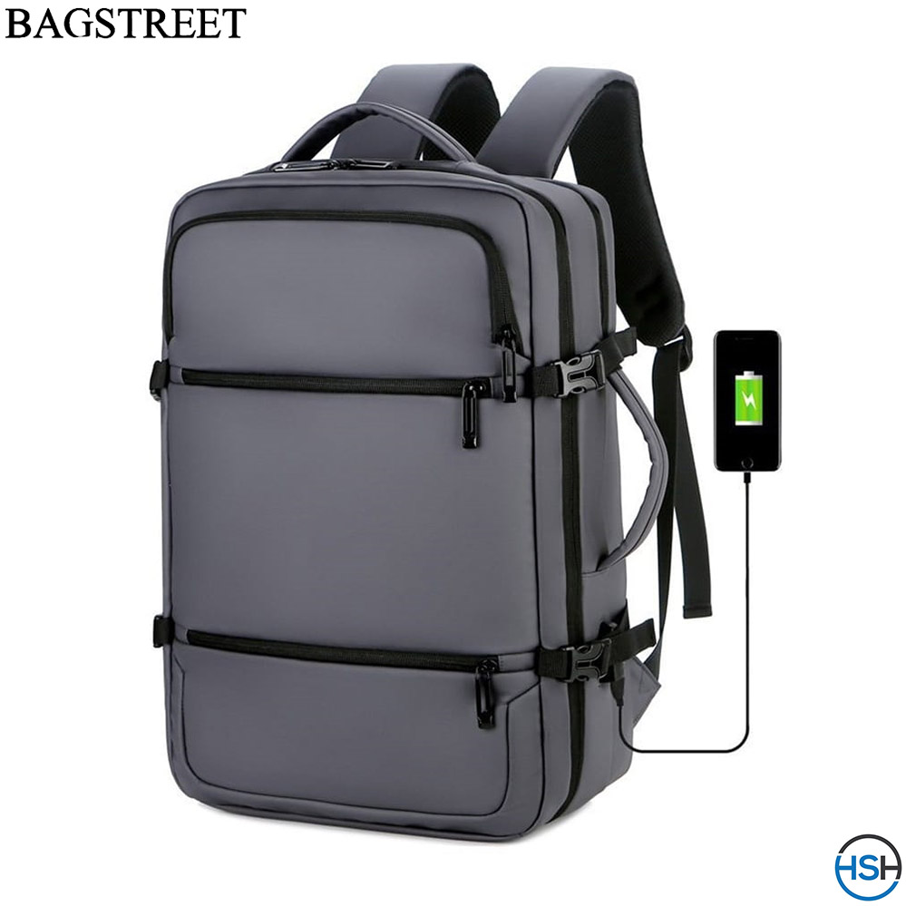 BAGSTREET Multifunctional Laptop Backpack 15.6 Inches with USB Port ...