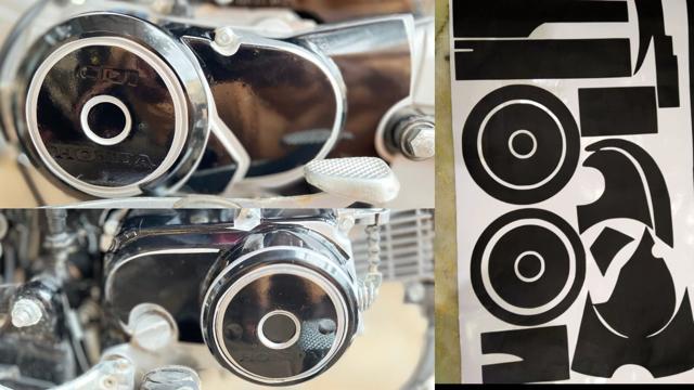 Engine Sticker Kit Black For All 70cc Motorycles Vinyl Sticker | Daraz.pk