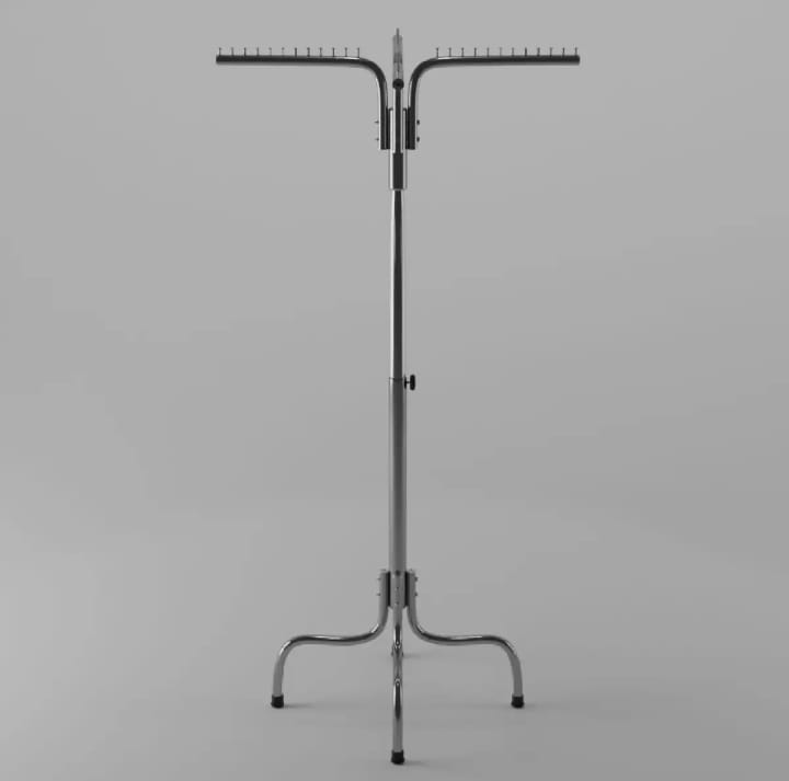 High Quality Cloth Hanging stand 48 hangers hanging capacity Black ...