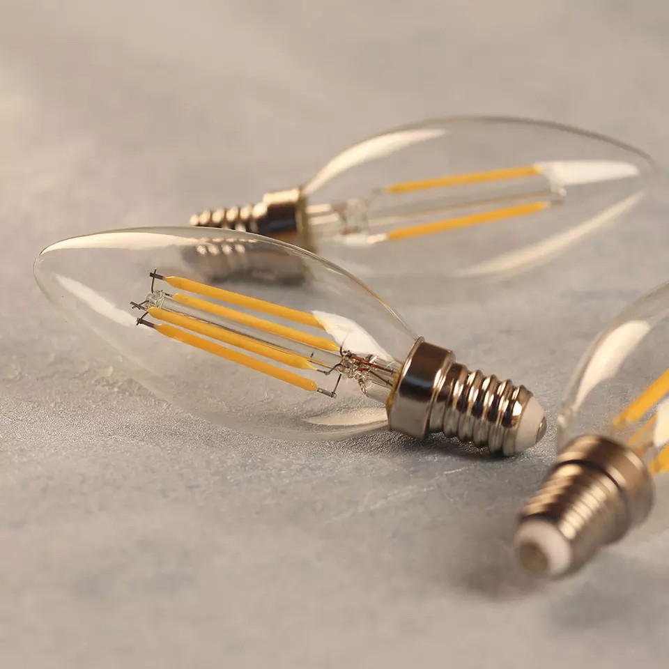 Led light bulb Candle Bulb 2W 4W E14 Led 220V Retro Edison Filament ...