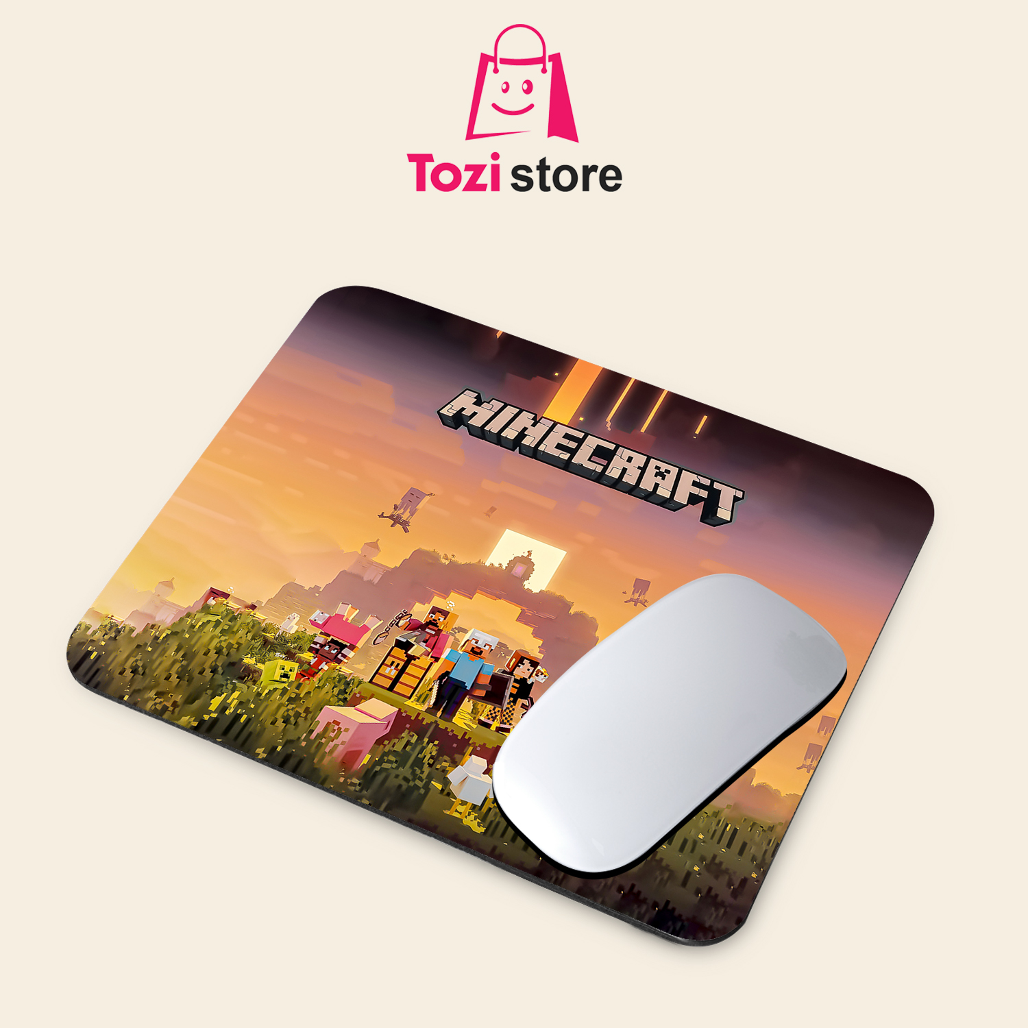 Gaming Mouse Pad Premium 8" x 6.5 Thick Non-Slip Rubber Base, Smooth ...