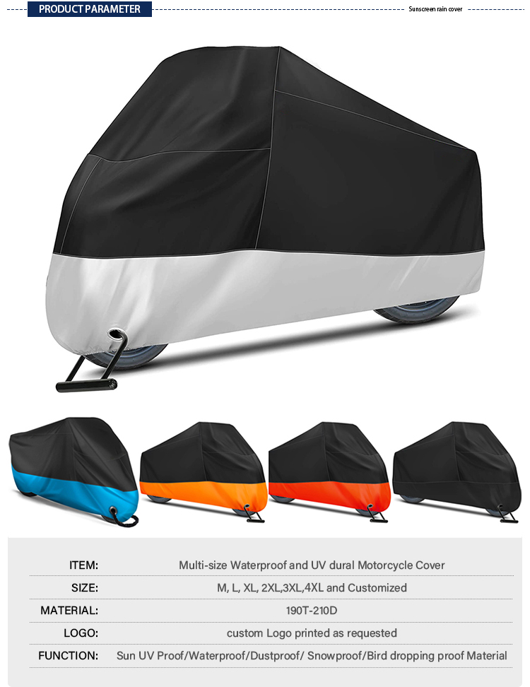 ORIGINAL PARACHUTE WATERPROOF,DUSTPROOF MOTOR BIKE COVER WITH FREE ...