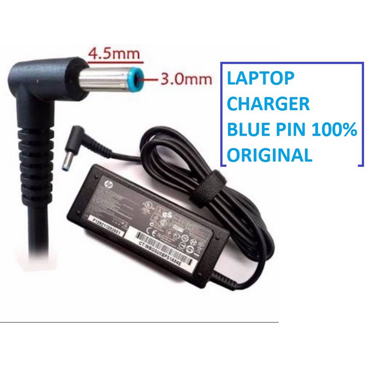 Hp Pavilion Blue Pin Laptop Charger branded 100% ORIGINAL | Daraz.pk
