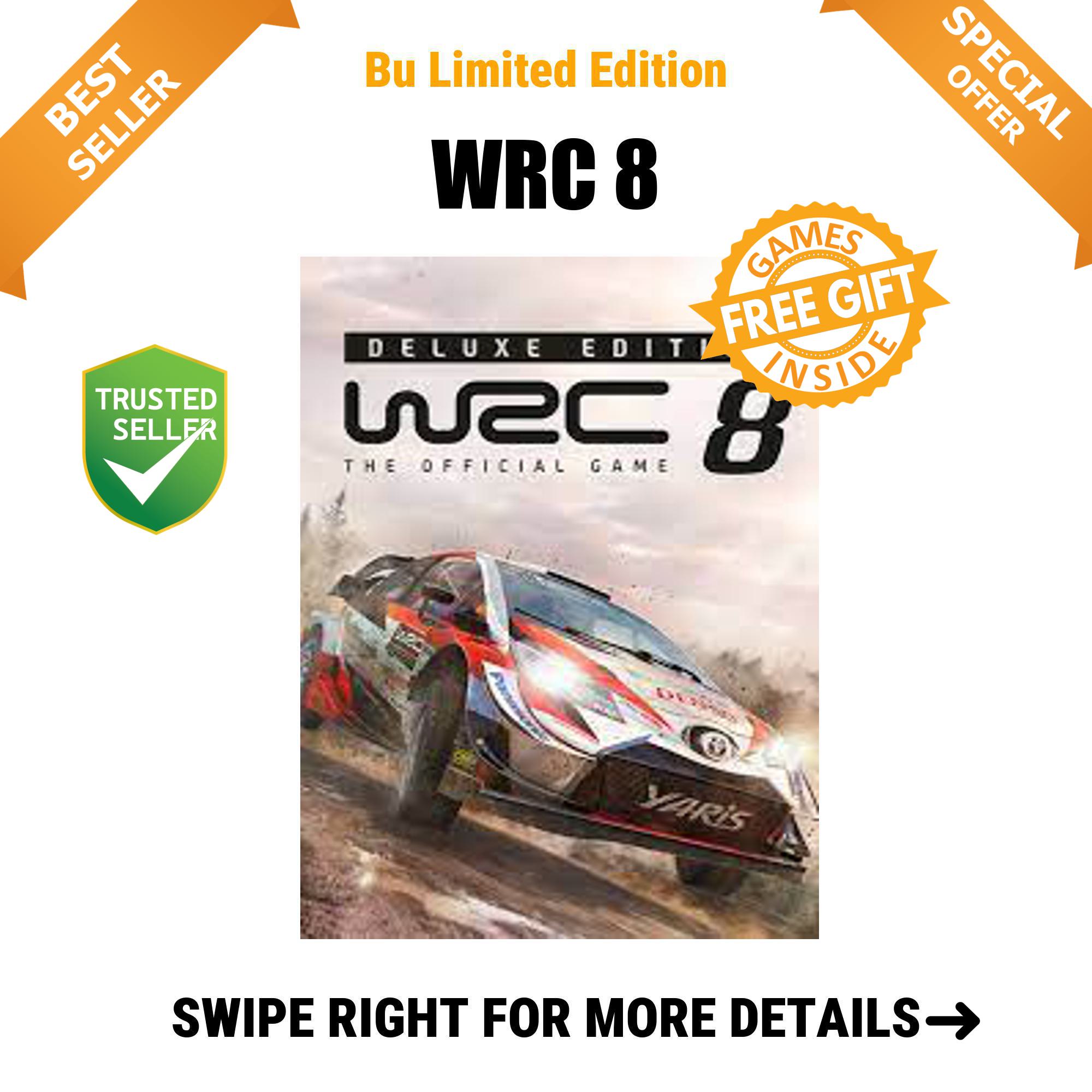 WRC 8 GAME FOR PC (GOOGLE DRIVE/ MEDIAFIRE) - QR CODE | Daraz.pk