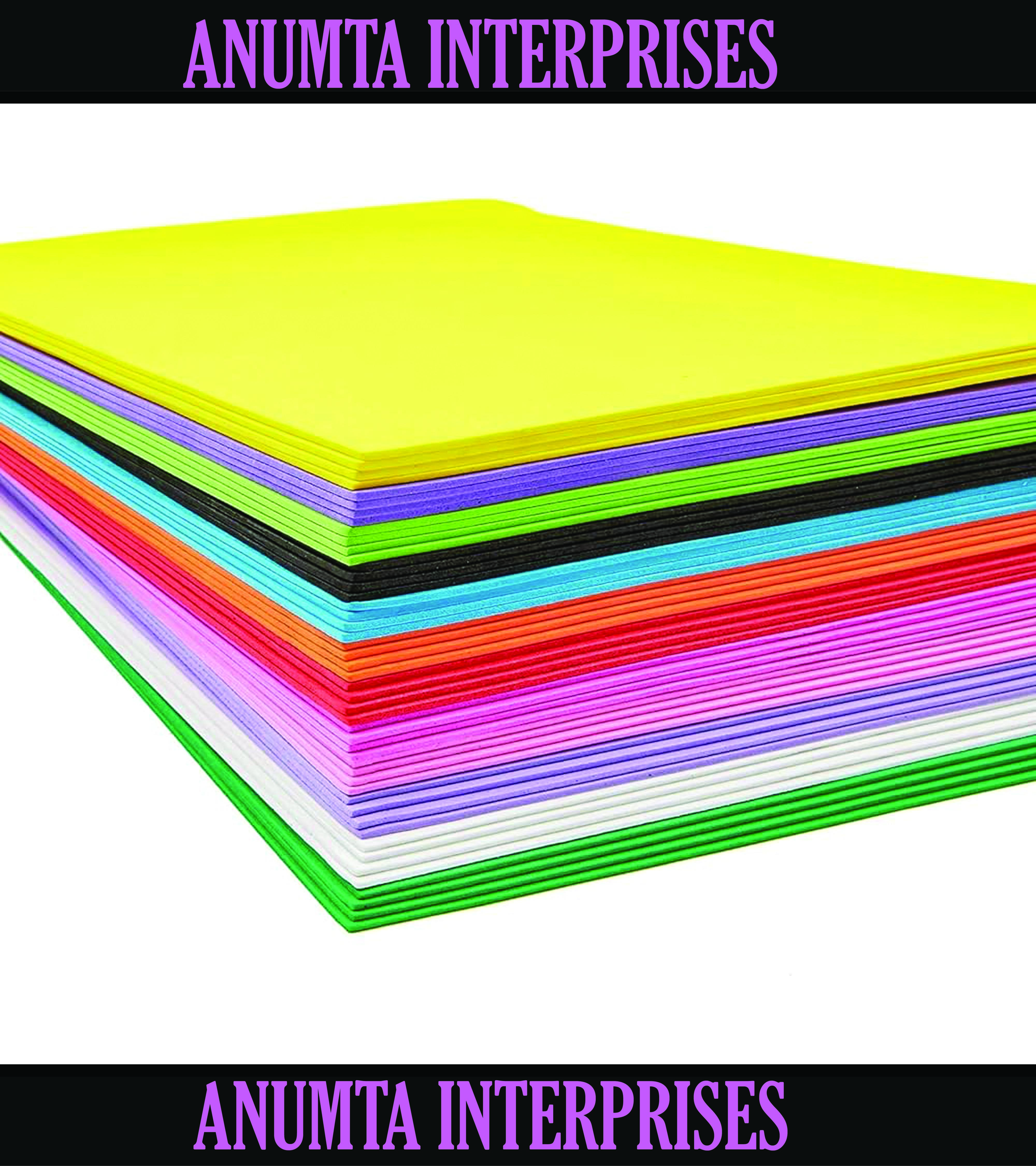 A4-sized, color computer paper, 50 sheets Printing paper with mixed ...
