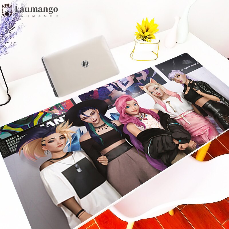 【3C VictoryEagle Store】Mouse Pad LOL KDA Large Gamer Kawaii Gaming ...