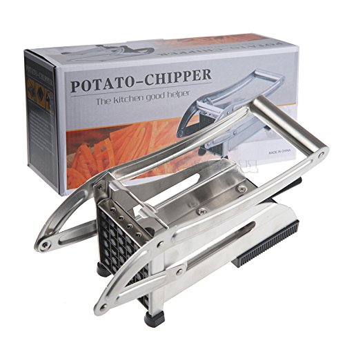 2-Blade Stainless Steel French Fries Machine |Vegetable Chipper for ...