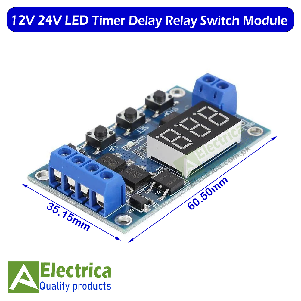 Timer Relay 12/24 DC Digital Time Relay Module for Egg Incubator and ...