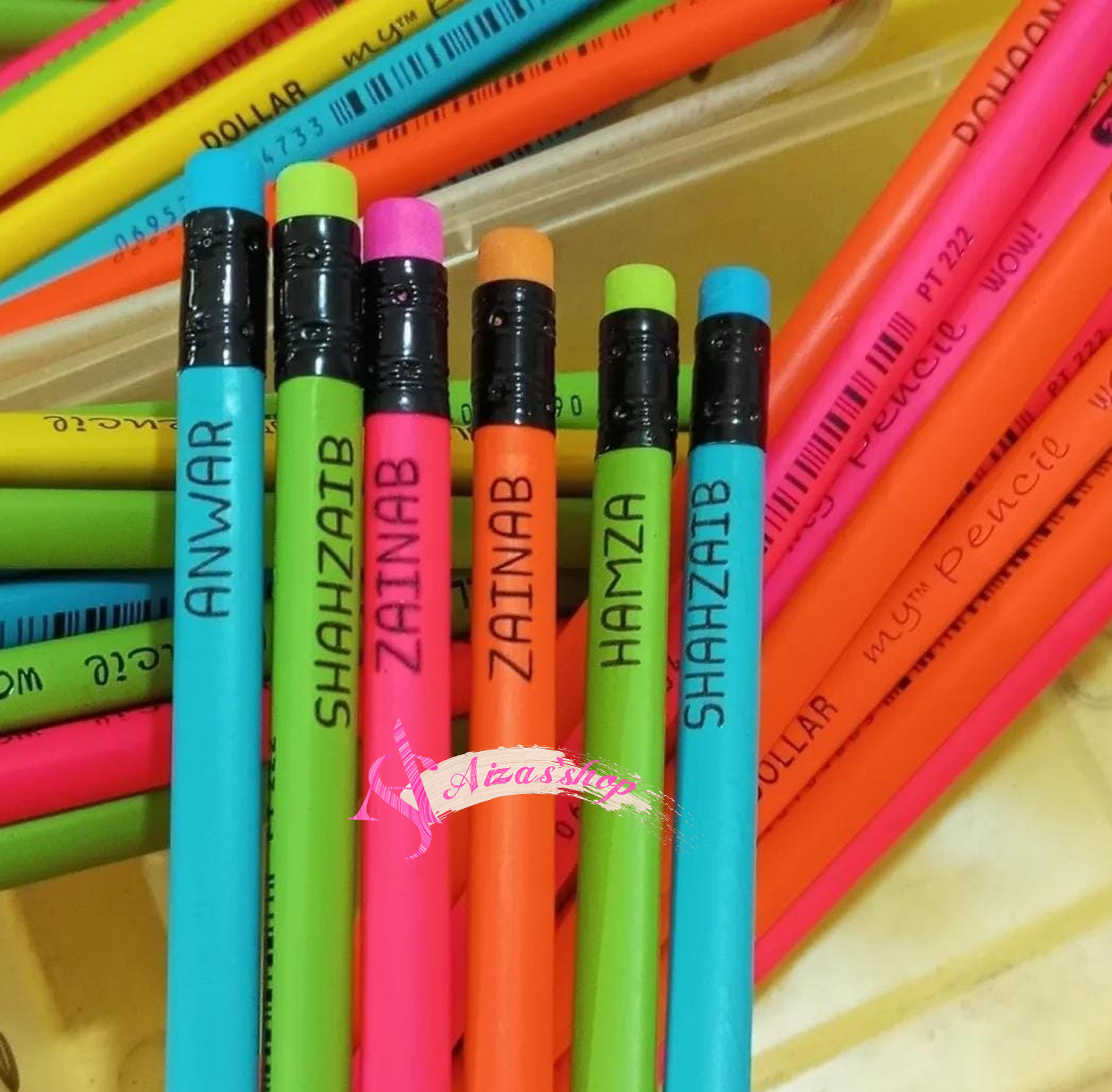 Customized Name Pencils Custom Pencil | Daraz.pk