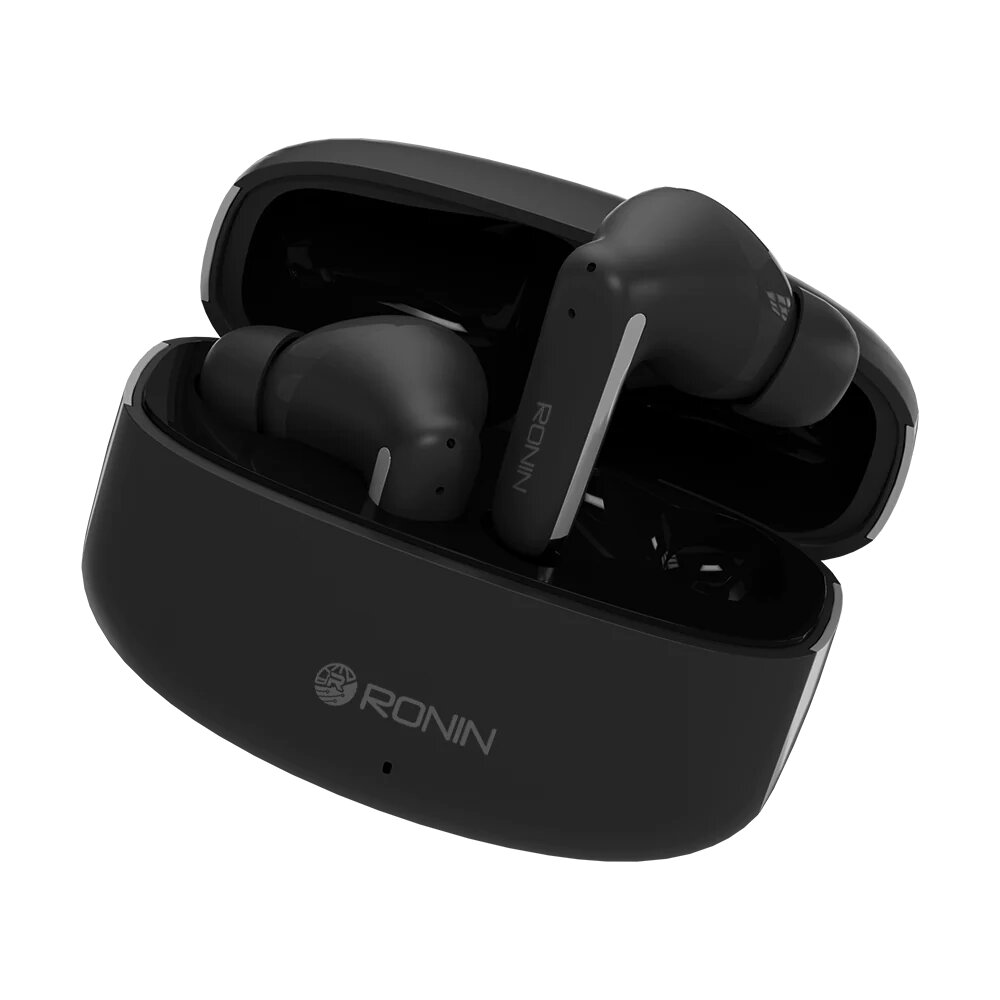 Ronin R-140 ANC & ENC Earbuds, 500mAh Battery with AI Voice Assistant ...