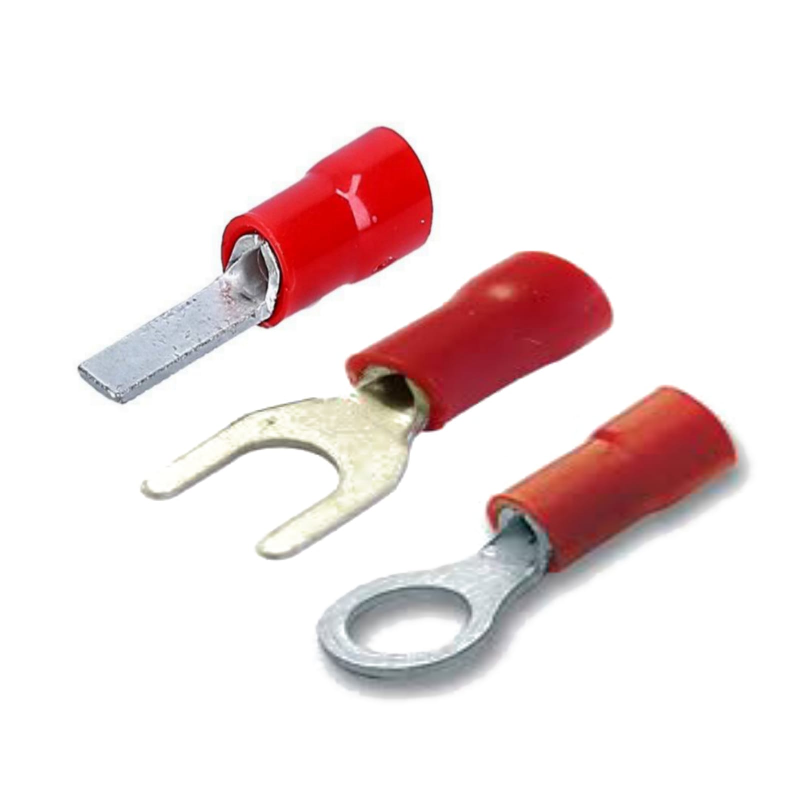 50pcs insulated lugs, brass thimble, copper terminal, high quality wire ...