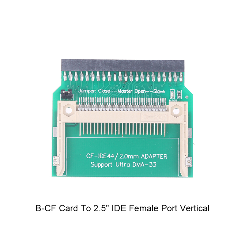 CF Compact Flash Memory Card To Laptop IDE 2.5" 44 Pin Drive Board HDD Bootable Adapter ...