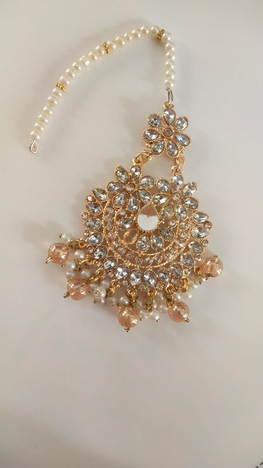 "Latest Edition: Unique Traditional Indian Style Earrings with Bindiya ...