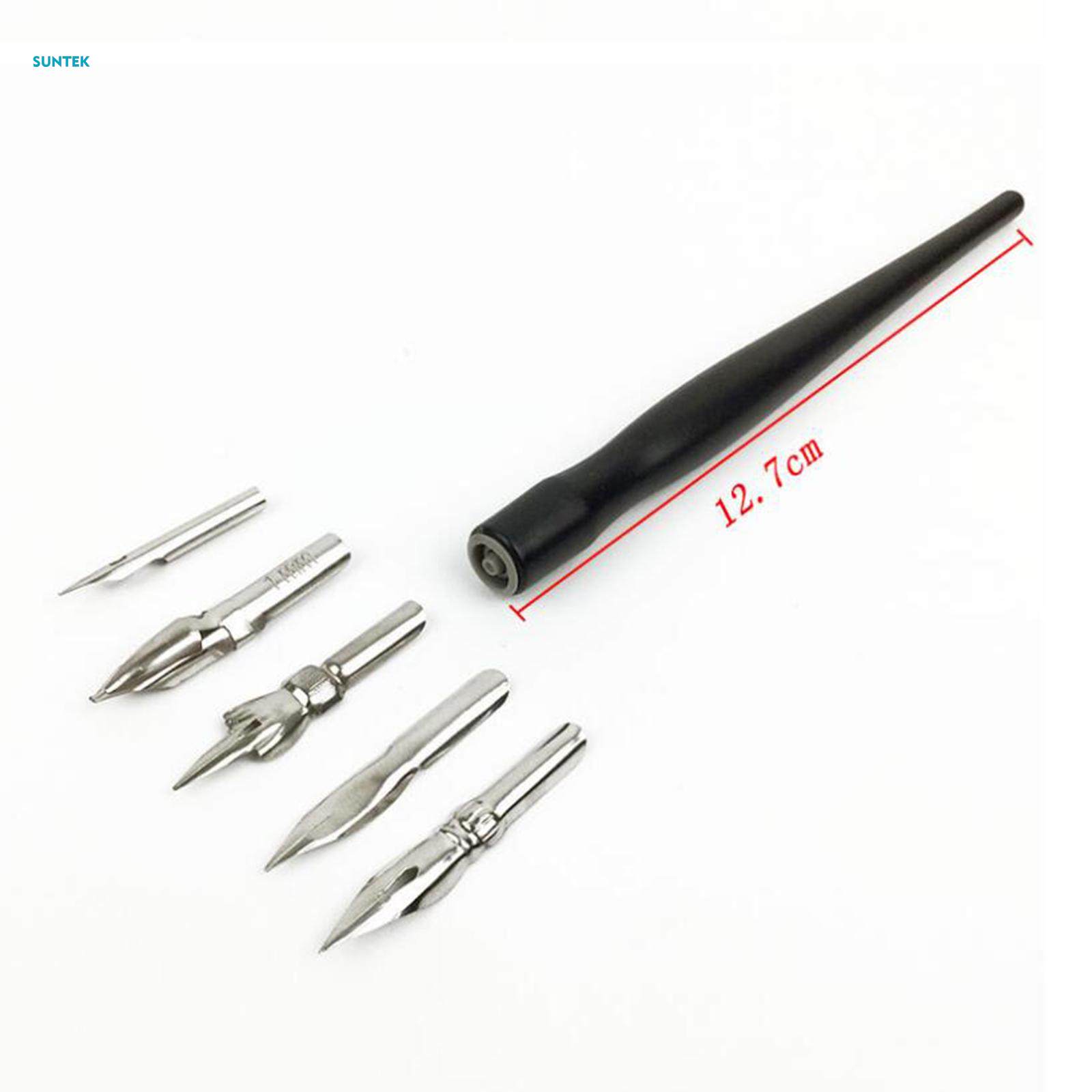Comic Dip Pen Nib Set Calligraphy with 5 Different Nib Cartoon School ...