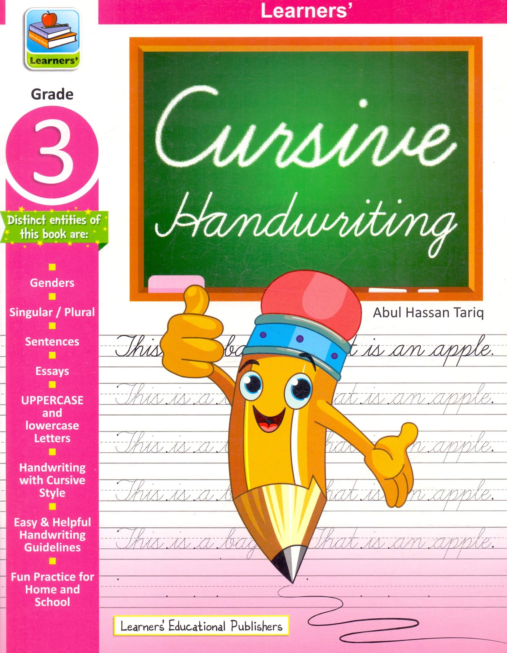 Learner Cursive Handwriting Book For Class 3 By Abul Hassan Tariq ...