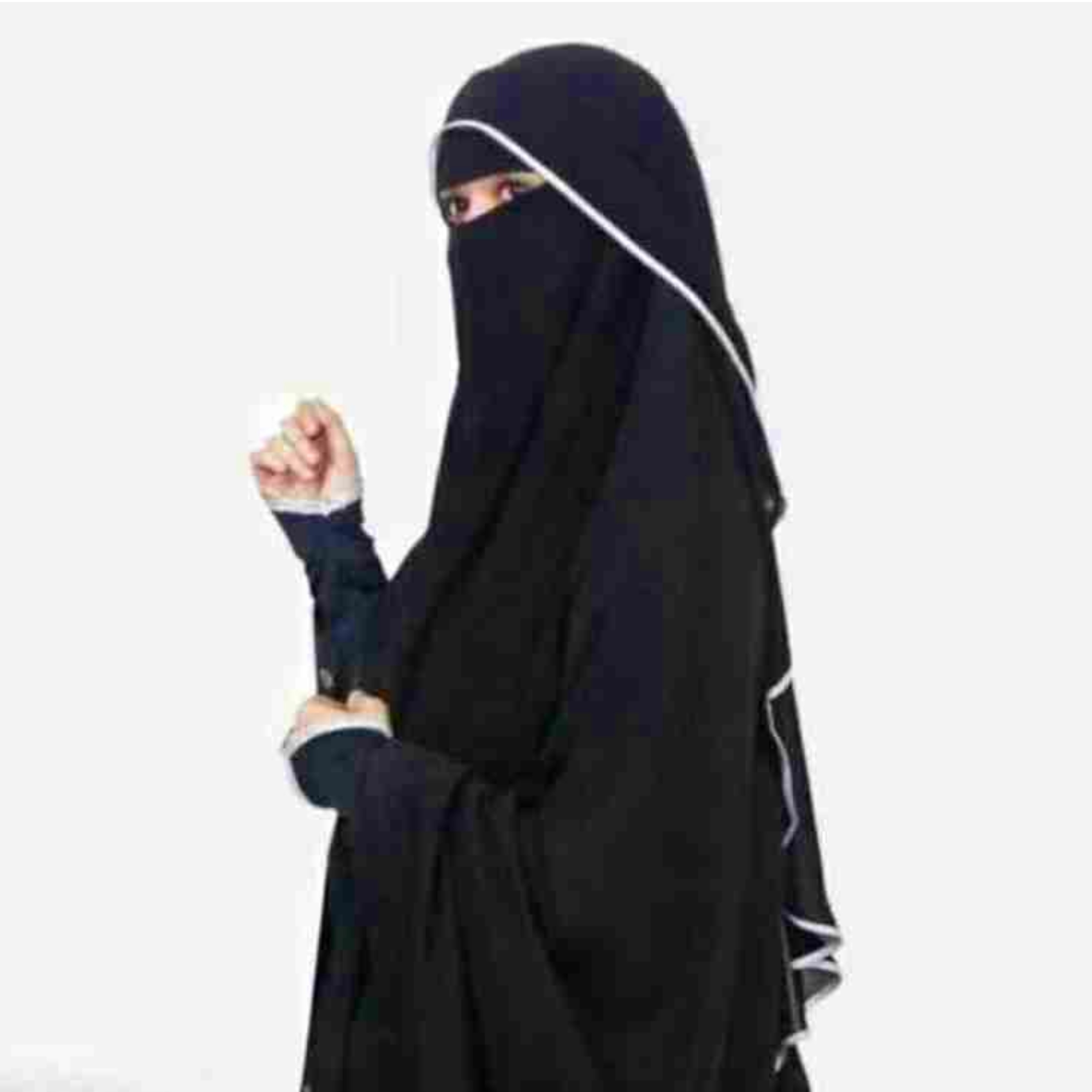 muslim women Naqab hijib butterfly naqab scraf | Daraz.pk