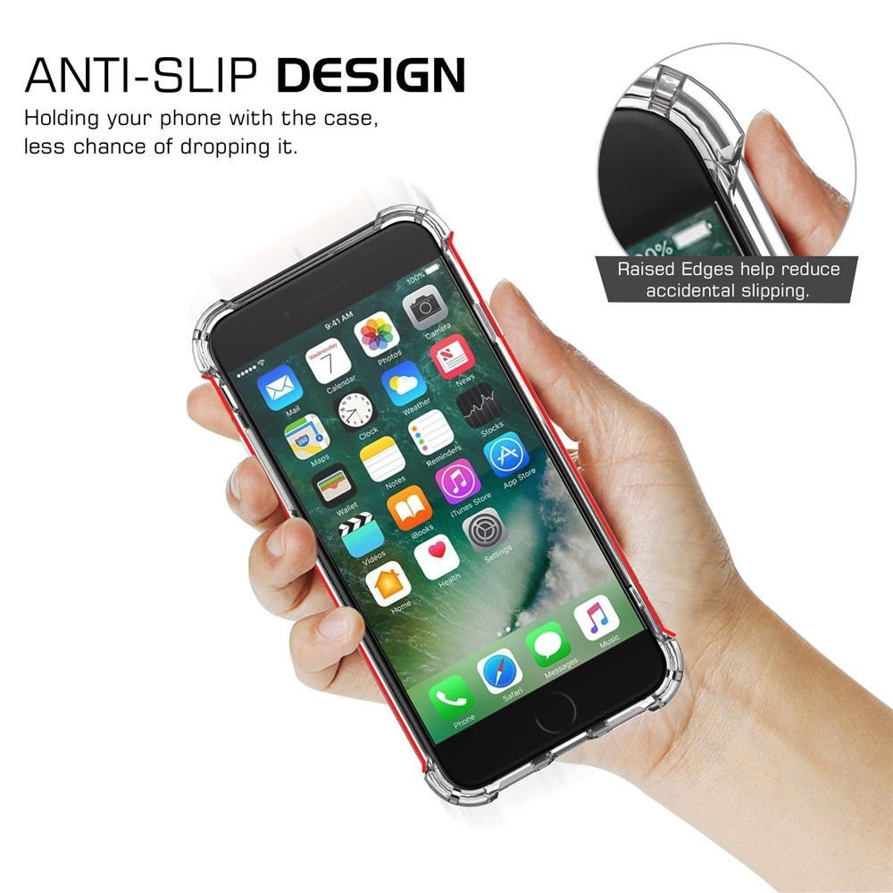IPhone 7 Plus Transparent Bumper Back Cover | Daraz.pk