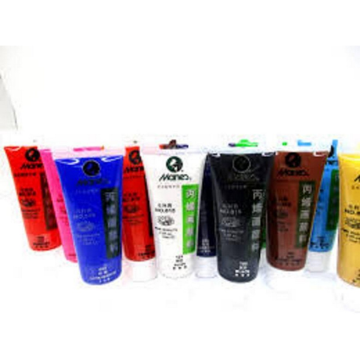 Set of 10 Colors, 75 ml Acrylic Colors Paint Tubes, Marie's Painting ...