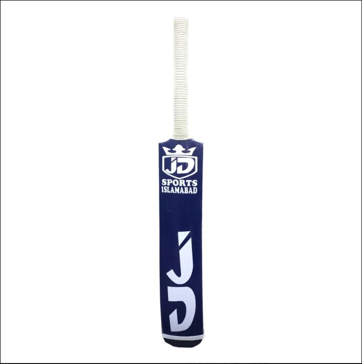 JD- Half Cane - Blue Bat White Reflector- Tape Ball Bat | Daraz.pk