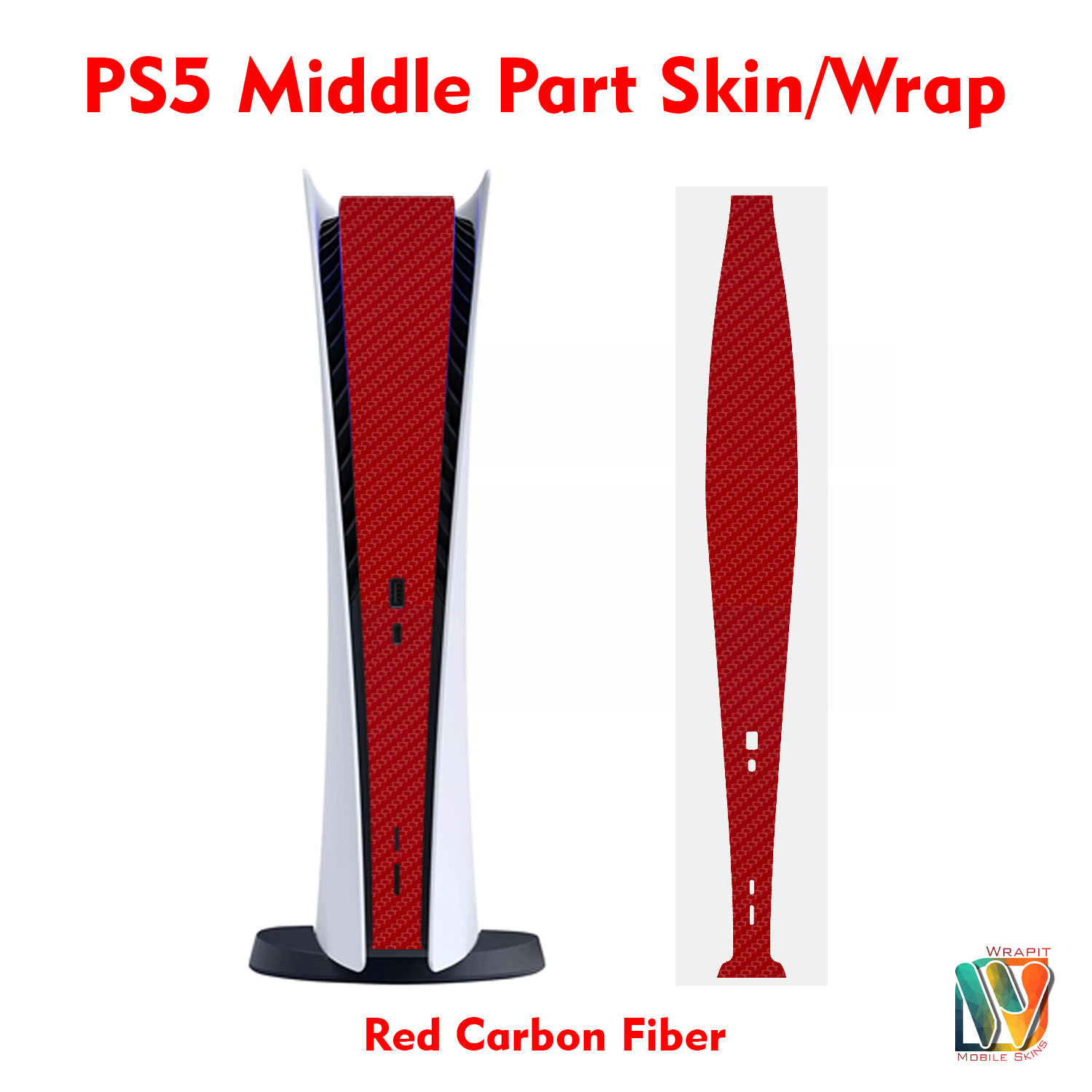 PS5 Middle Part Skin/Wrap Available in Many Colors | Daraz.pk