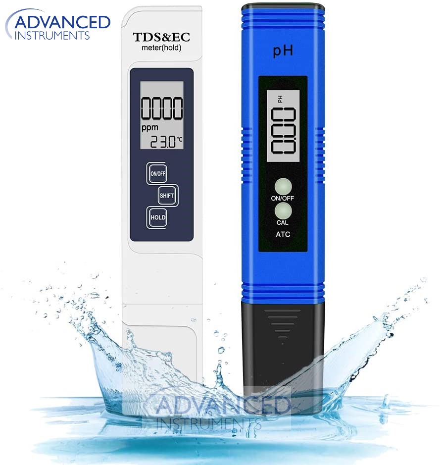 Advanced Digital pH and TDS Meter Combo, High Accuracy pH Tester ...