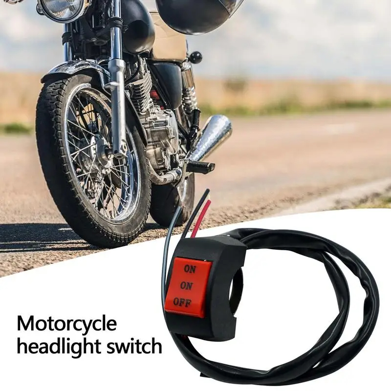 3 Points Switch Universal Motorcycle Switch ON/ON/OFF Handlebar ...