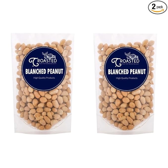 CROASTED Blanched Peanut || Roasted Salted Peanuts [Grade A Peanuts, Skin Removed] 200 gm | Daraz.pk