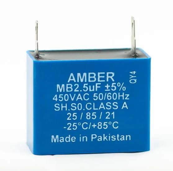 Amber Fan Capacitor 2.5 & 3.5 UF | Capacitor For Cielling Fan ...