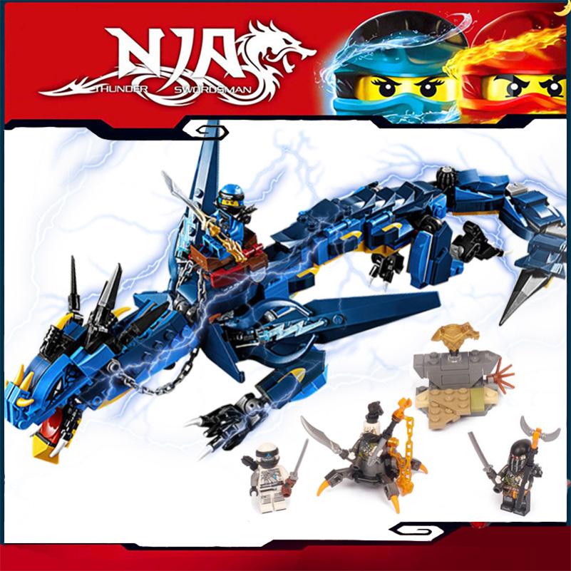 Phantom Ninja Building Blocks Ninja Raiden Dragon 522Pcs +4 Ninjas Toy ...