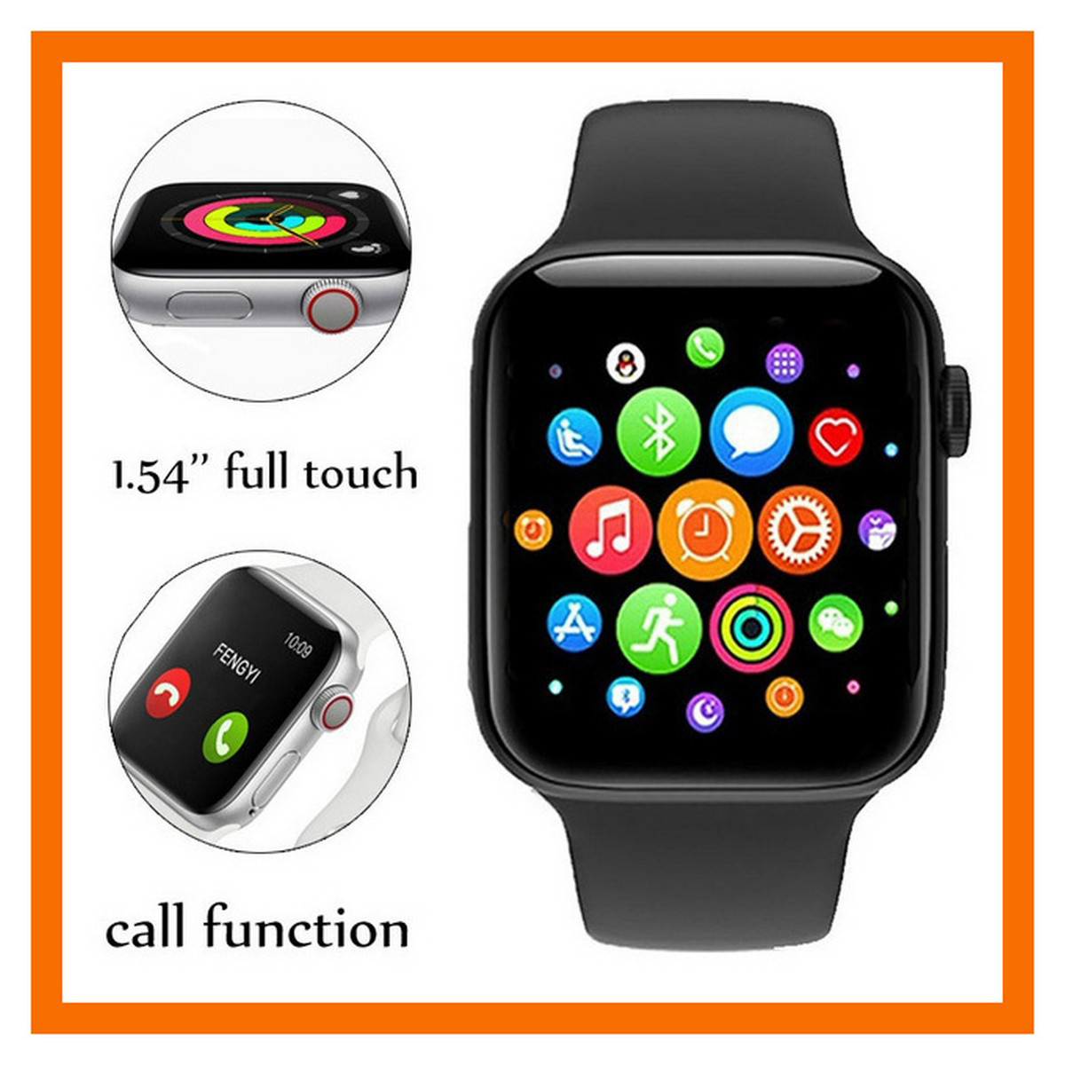 Advanced Version Smart Watch Supports Android and IOS With Fitness ...