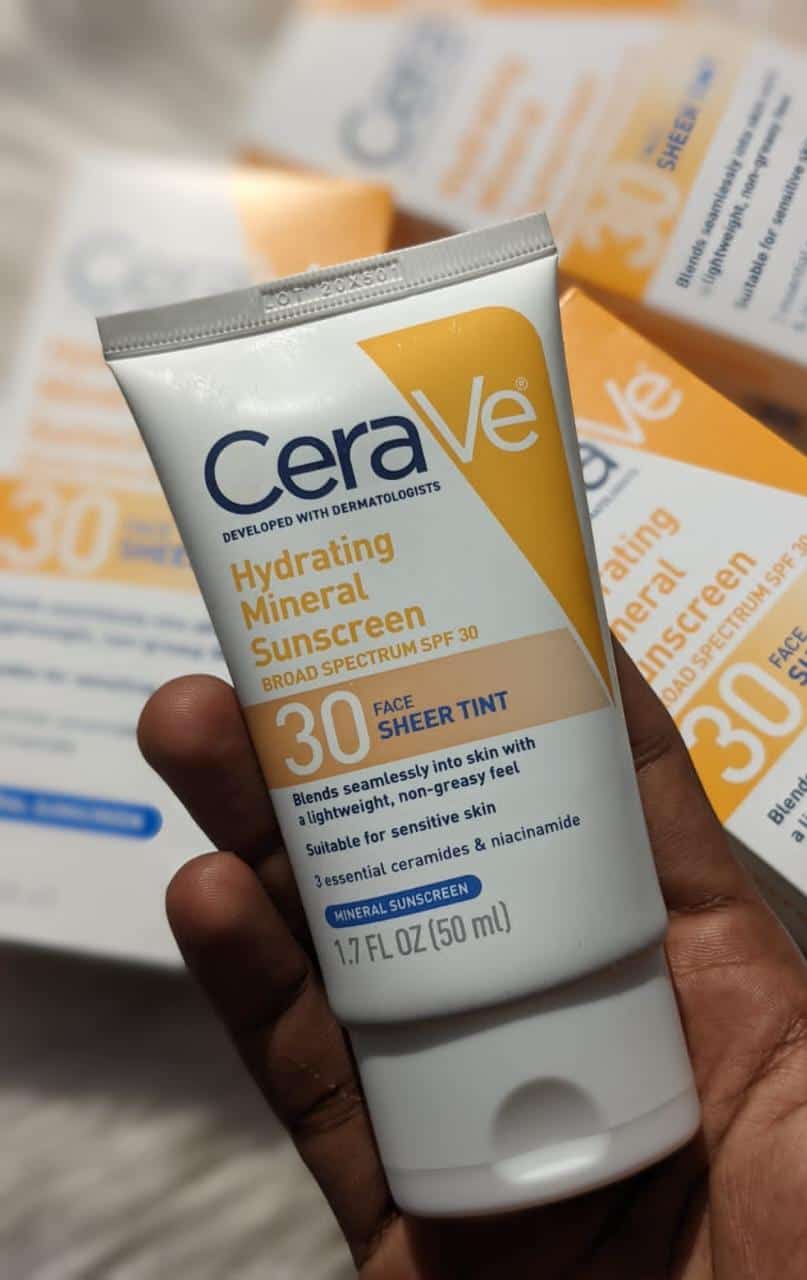 Cerave Hydrating Mineral Tinted Face Sunscreen Lotion - Spf 30 ...