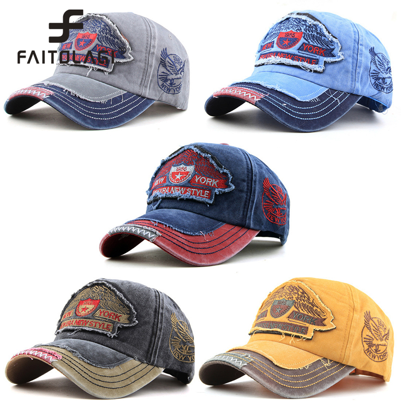 Patchwork Baseball Hat Men Women Hip Hop Letter Peaked Cap Unisex Duck ...