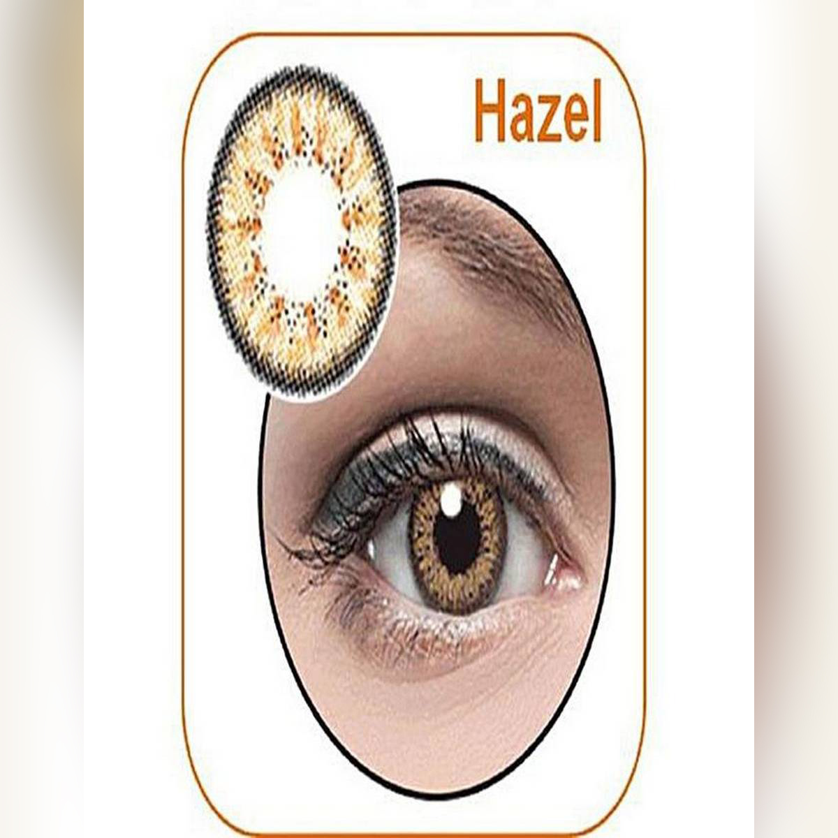 Triple Tone Contact Lenses - Hazel with FREE KIT | Daraz.pk