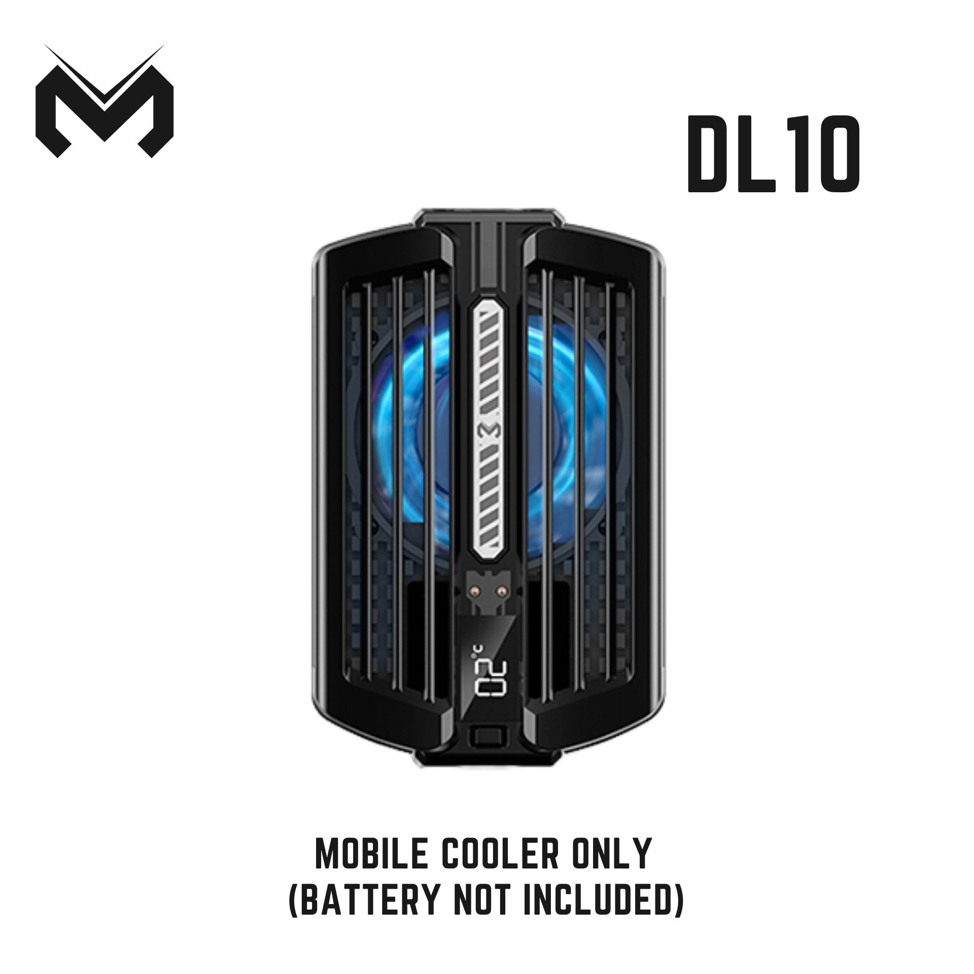 MEMO DL10 Phone Radiator Mobile Phone Cooling Fan | LED Display | Heat ...
